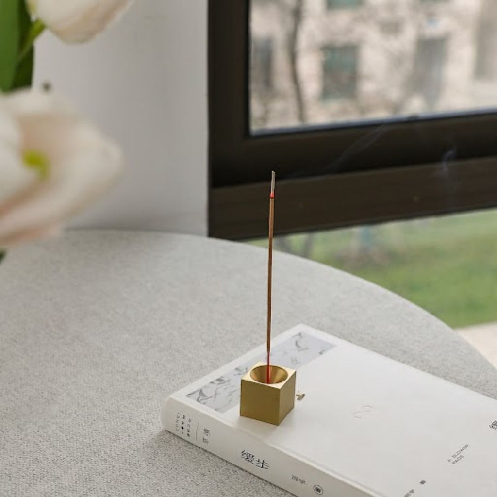 Tilley + Me | Brass Cube Incense Holder