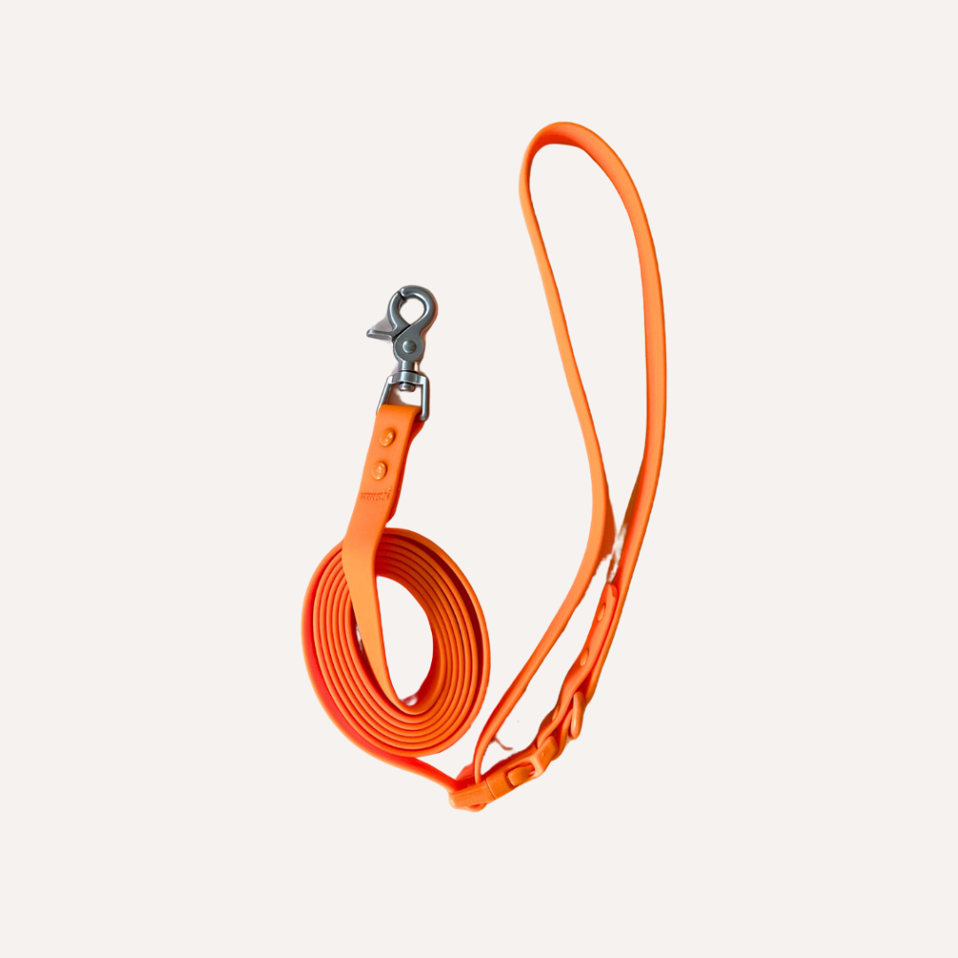 Handsfree Biothane PVC Waterproof Adjustable Dog Leash